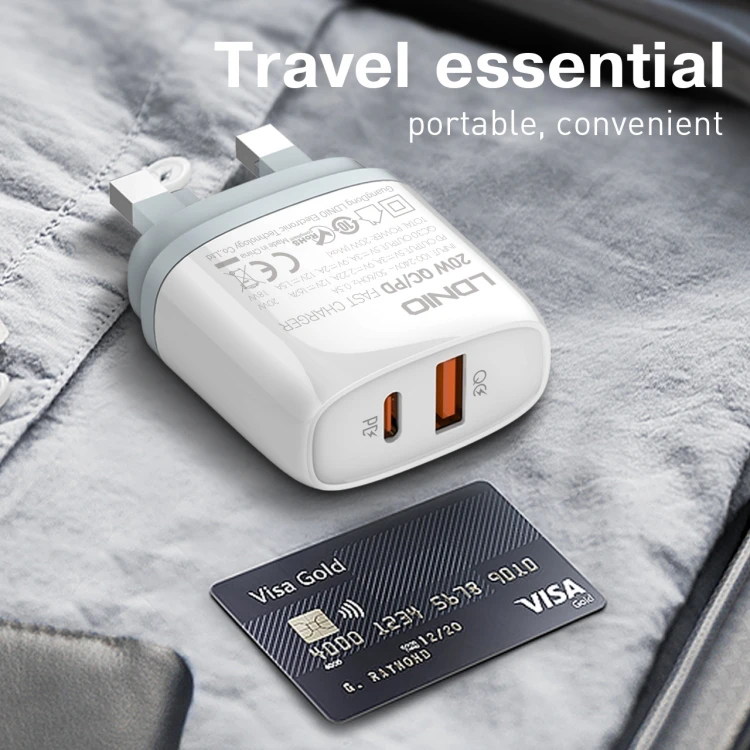 LDNIO Q229 PD 20W Fast Charger - Universal Travel Companion