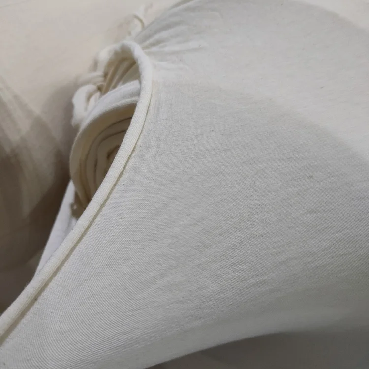 100pct Cotton Single Jersey Greige Grey Knit Fabric 80 200 Gsm