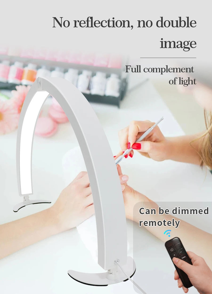 29in Desktop Led Half Moon Light 40w Half Moon Led Light For Desk Table ...