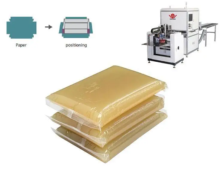 Hot Melt Case Making Adhesive Rigid Box Making Jelly Hot Glue For ...