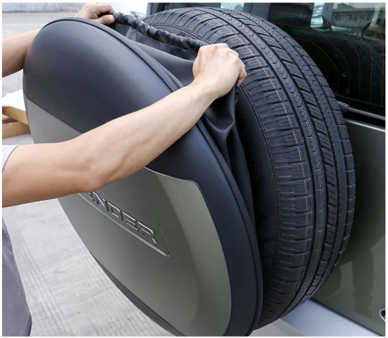 Car Rear Spare Tire Protective Cover For Land Rover Defender 110 2020 ...
