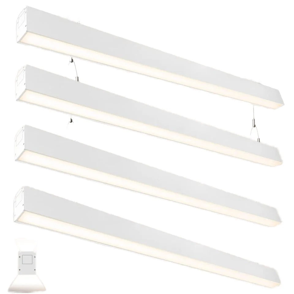 4ft Led Linear Lights 35w 15w Dimmable Suspended Architectural Fixture ...
