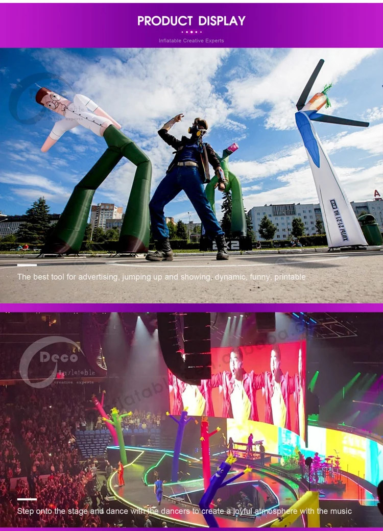 Inflatable Air Dancer Arrow - Customizable Promotional Tube