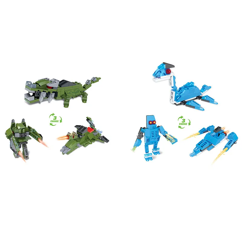 Transforming Dino Block Toy Dinosaur Building Block Toys - Buy ...