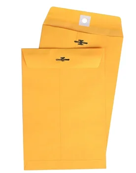 6x9 Inch Clasp Brown Kraft Mailing Envelopes 100 Count - Buy Clasp ...