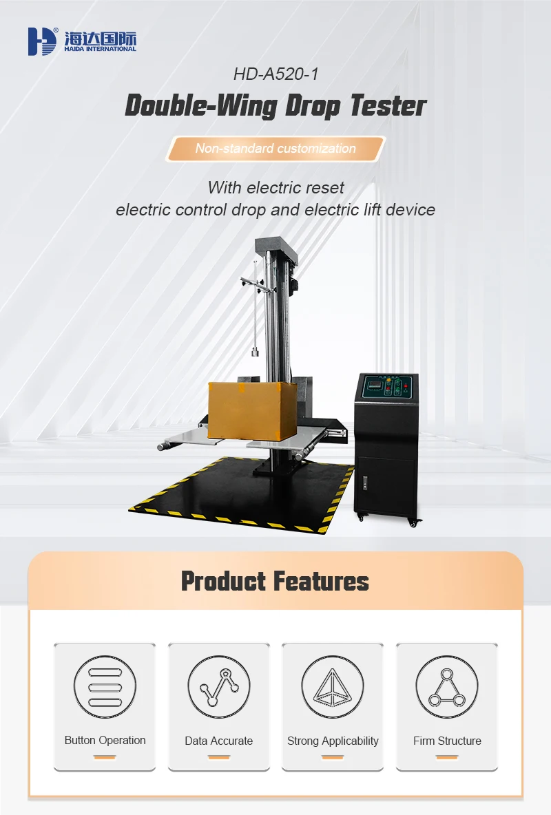 ISTA Test Digital - Double-Wing Carton Drop Testing Machine