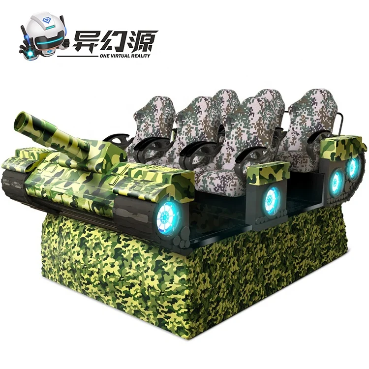 VR 9D Simulator - 6 Seat Virtual Reality Cinema Experience