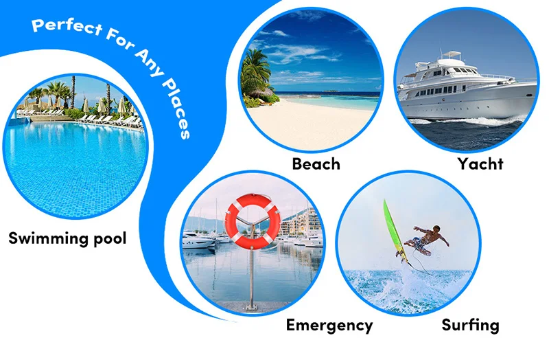 Boat Safety Throw Rings With Reflective Tape & Grab Lines,Orange ...