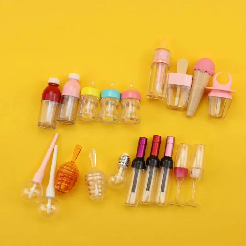 Mini Cute Kid Lip Gloss Containers - Customizable Tubes