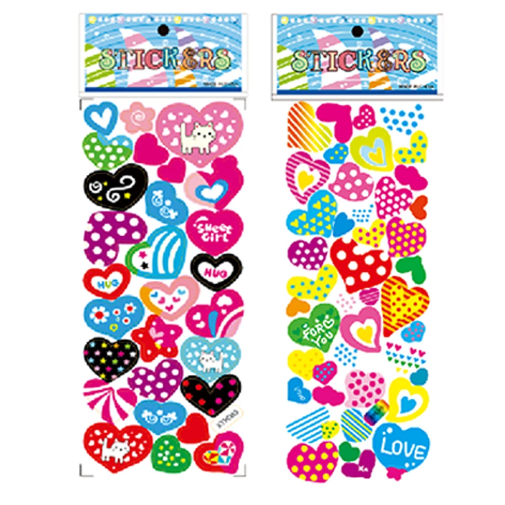 Positive Affirmation Cartoon Teacher Reward Stickers Motivational Love ...