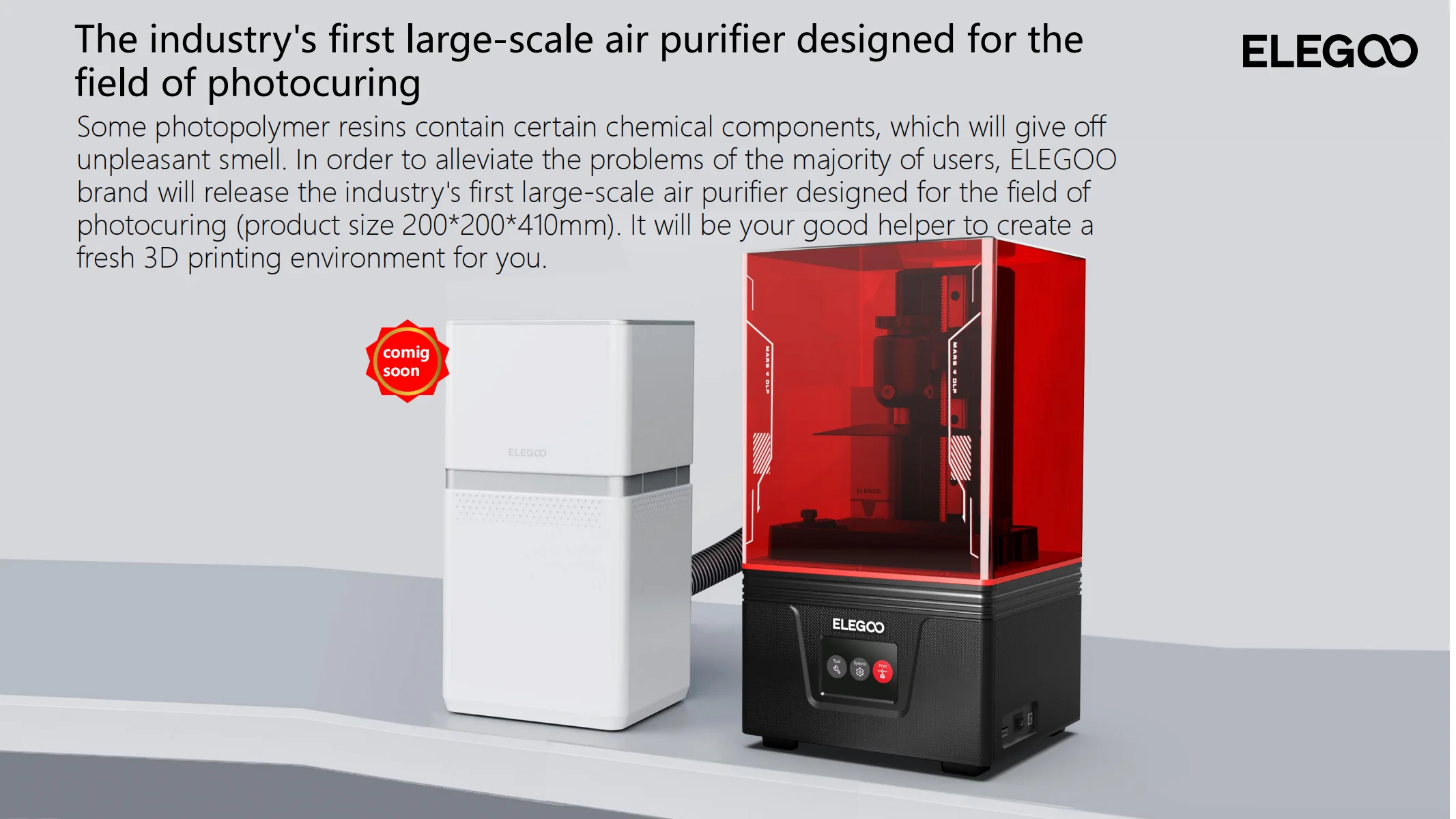 Elegoo Mars 4 Dlp 3d Printer With 132.8*74.7*150mm Printing Size Light ...