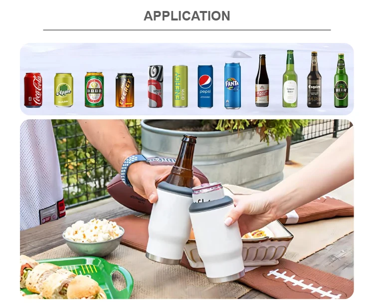 Beer Holder Vacuum Insulated - Keep Your Drinks Cold