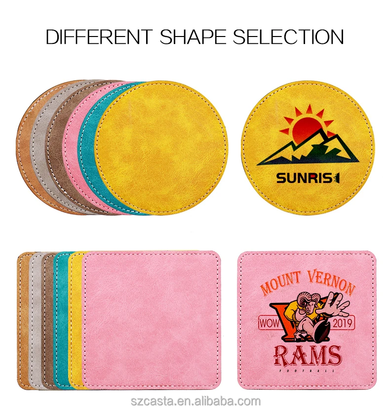 Wholesale Custom Print Logo Sublimation Blanks Coasters 4in Round ...