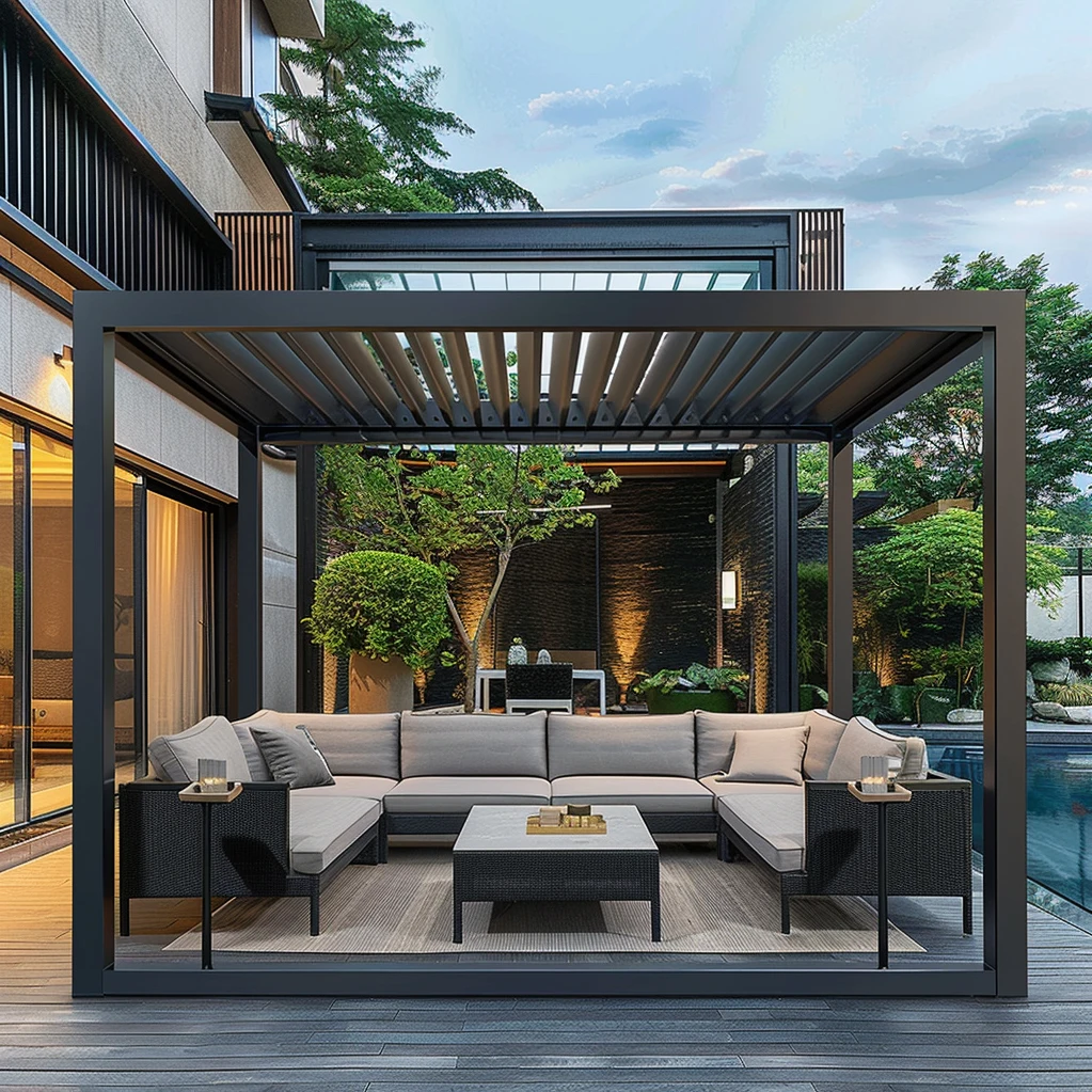 Alibaba.com: White Wedding 6x6 metal pergola with waterproof outdoor ...
