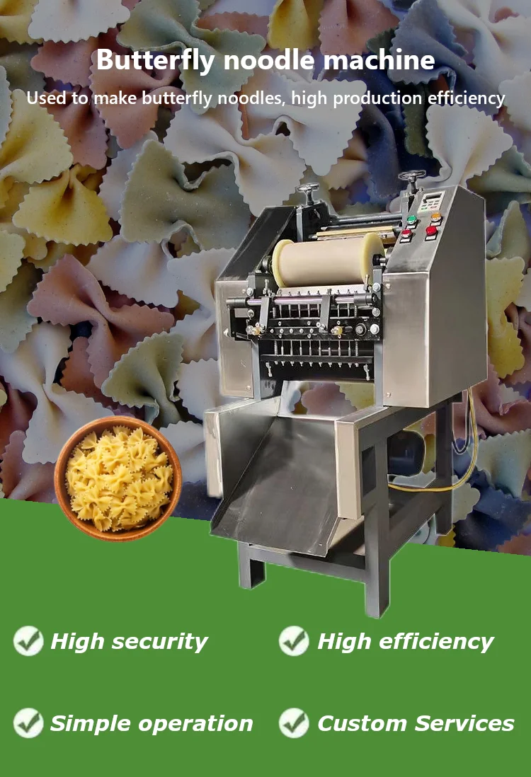 Farfalle Pasta Making Machine/ Butterfly Noodle Making Machine Farfalle ...
