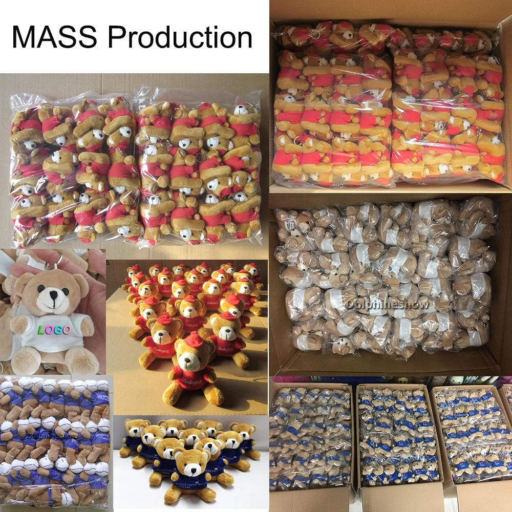 2020 New Various Stuffed Animals Keychain Gifts Custom Logo Stuffed ...