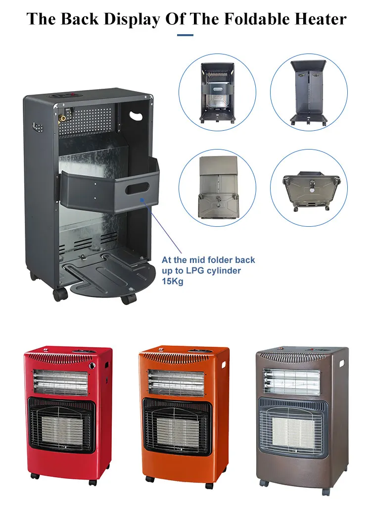 Folding Design Room Portable Gas Heater - Efficient Warmth