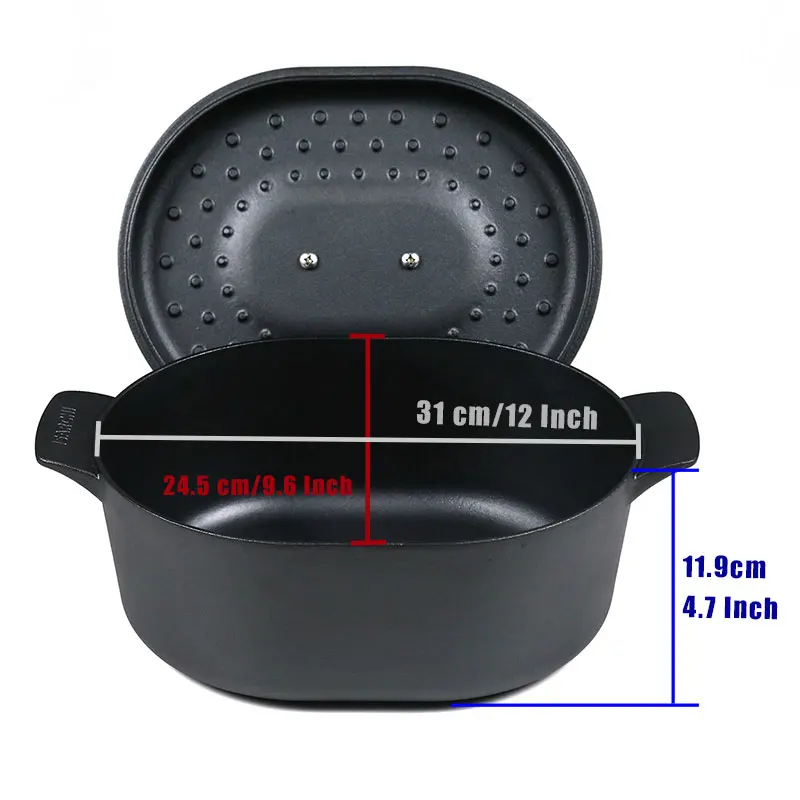 New Design Cookware Set - Polished Cast Iron Skillets