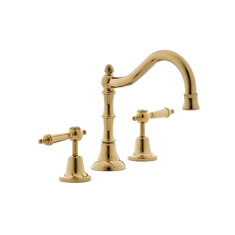 Watermark Wels Gold Color 3 Hole Basin Bathroom Sink Faucets - Buy ...