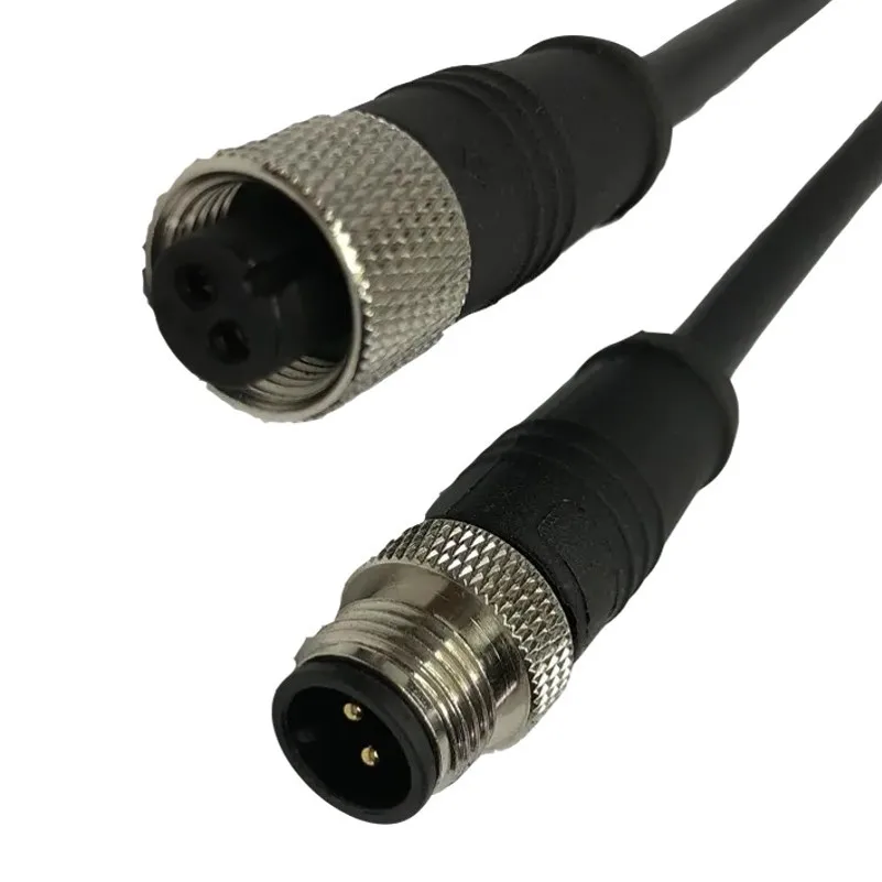 M12 Adaptor Connector 4p 3p Straight Terminal Connectors Corrosive ...