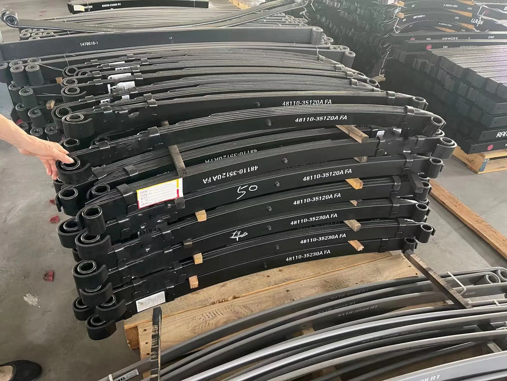 Conventional Trailer Springs Truck Leaf Spring Manufacturer For Toyota ...