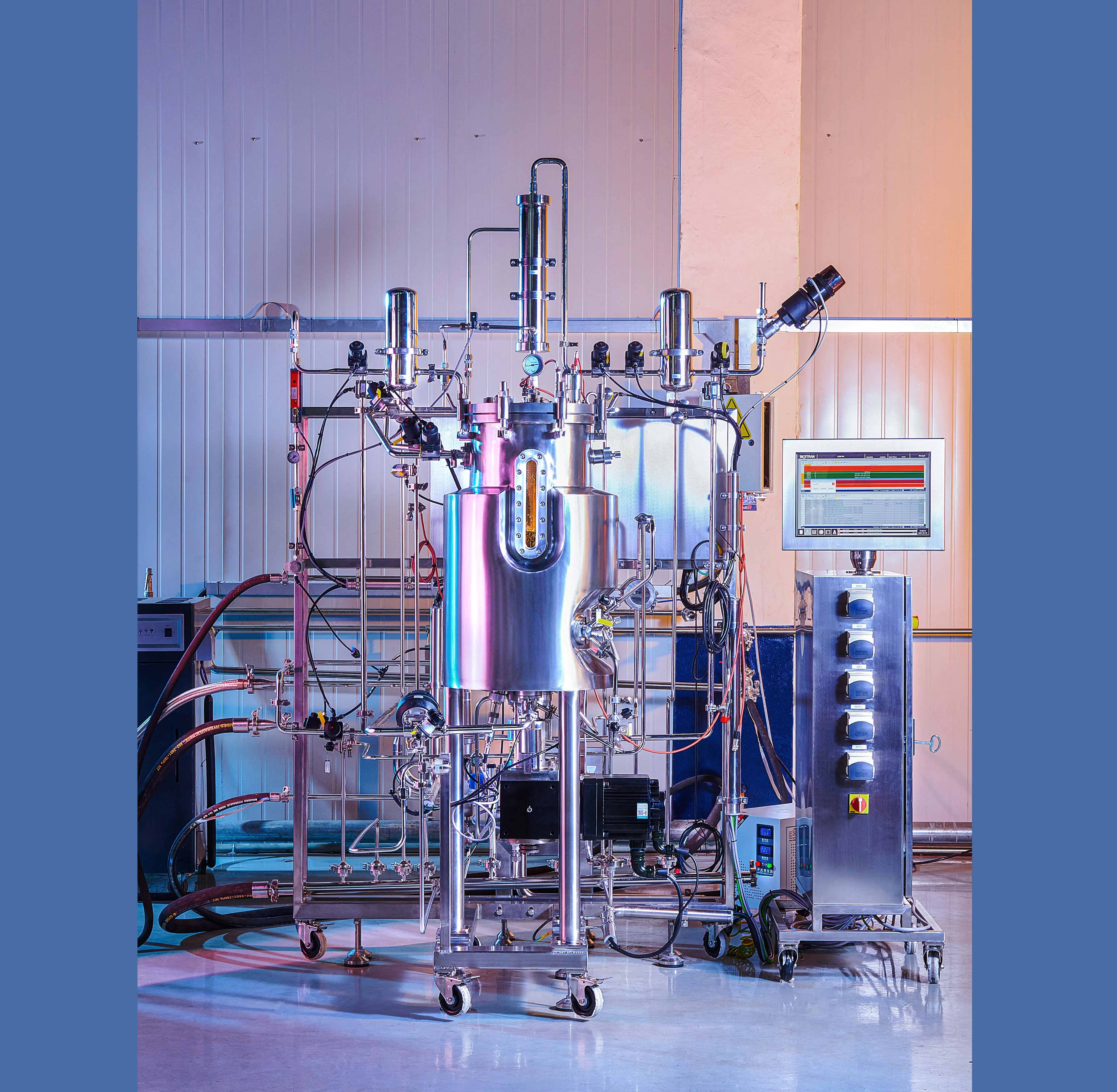 Bioreactor Laboratory Bioreactor Stainless Steel Tank Cell Bioreactor ...