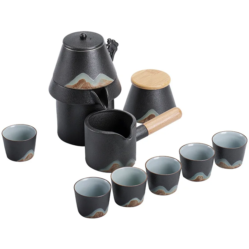 Yuanshan Automatic Tea Set Japanese Lazy Tea Maker Household Semi-or ...