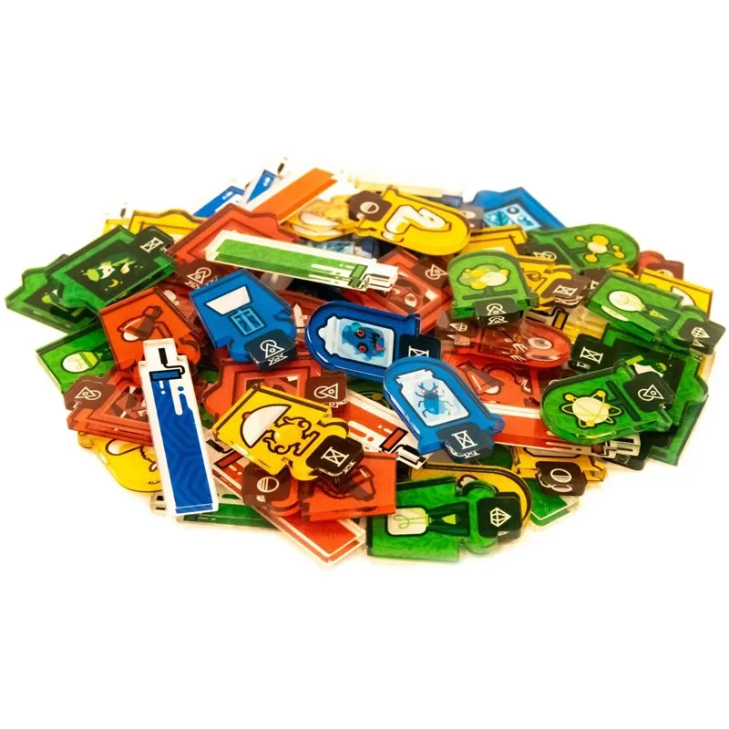 Custom Full-Color UV Printed Acrylic Tokens Set - Personalized Engraved ...