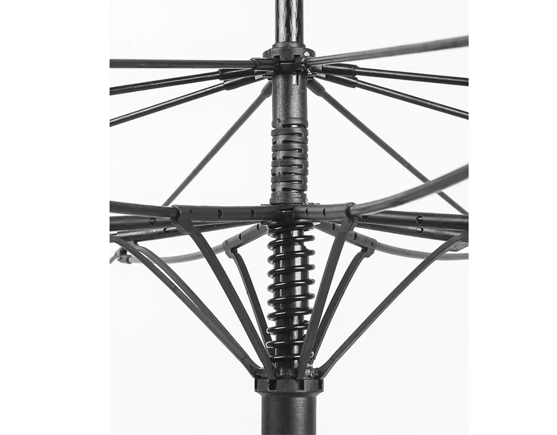 Red Color Full Fiberglass Large Umbrella Custom Logo Personalized for ...