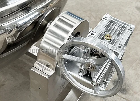 400l Large Capacity Cooking Pot with Mixer Steam Jacketed Kettle with ...