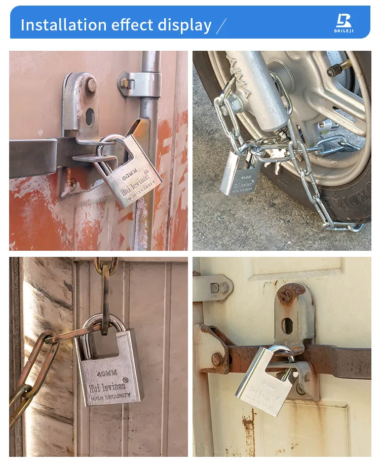 High Quality Anti Theft 50mm Square Door Lock New Key Operated Security ...