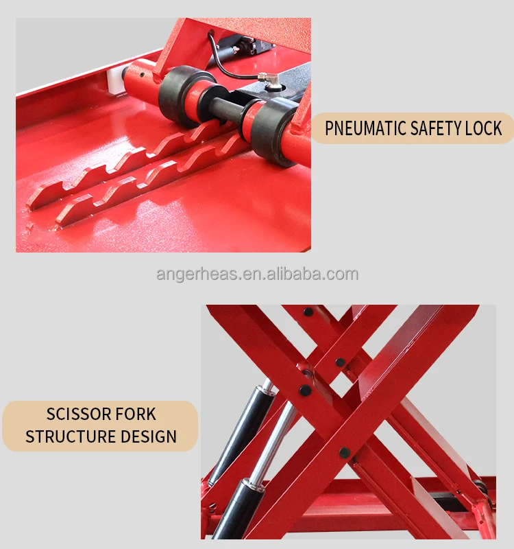 Small Shear Car Lift Lift 1.2 Meters Maintenance And Maintenance ...