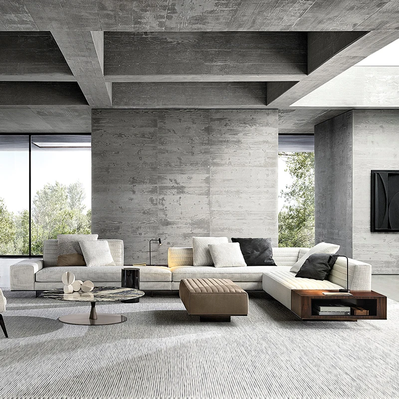 Luxury Upholstered Roger Sofa Italian Modern Living Room Sofa Set ...