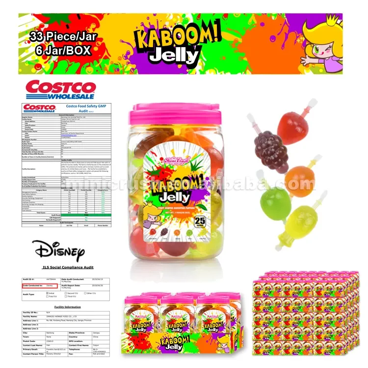 MINICRUSH Gelatin Jellied Desserts - Fun & Nutritious Snacks