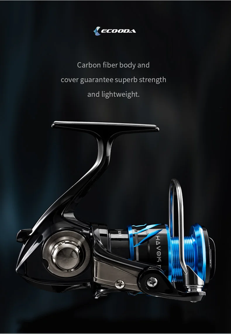ECOODA HAS III 3000 Series Spinning Fishing Reel for Saltwater