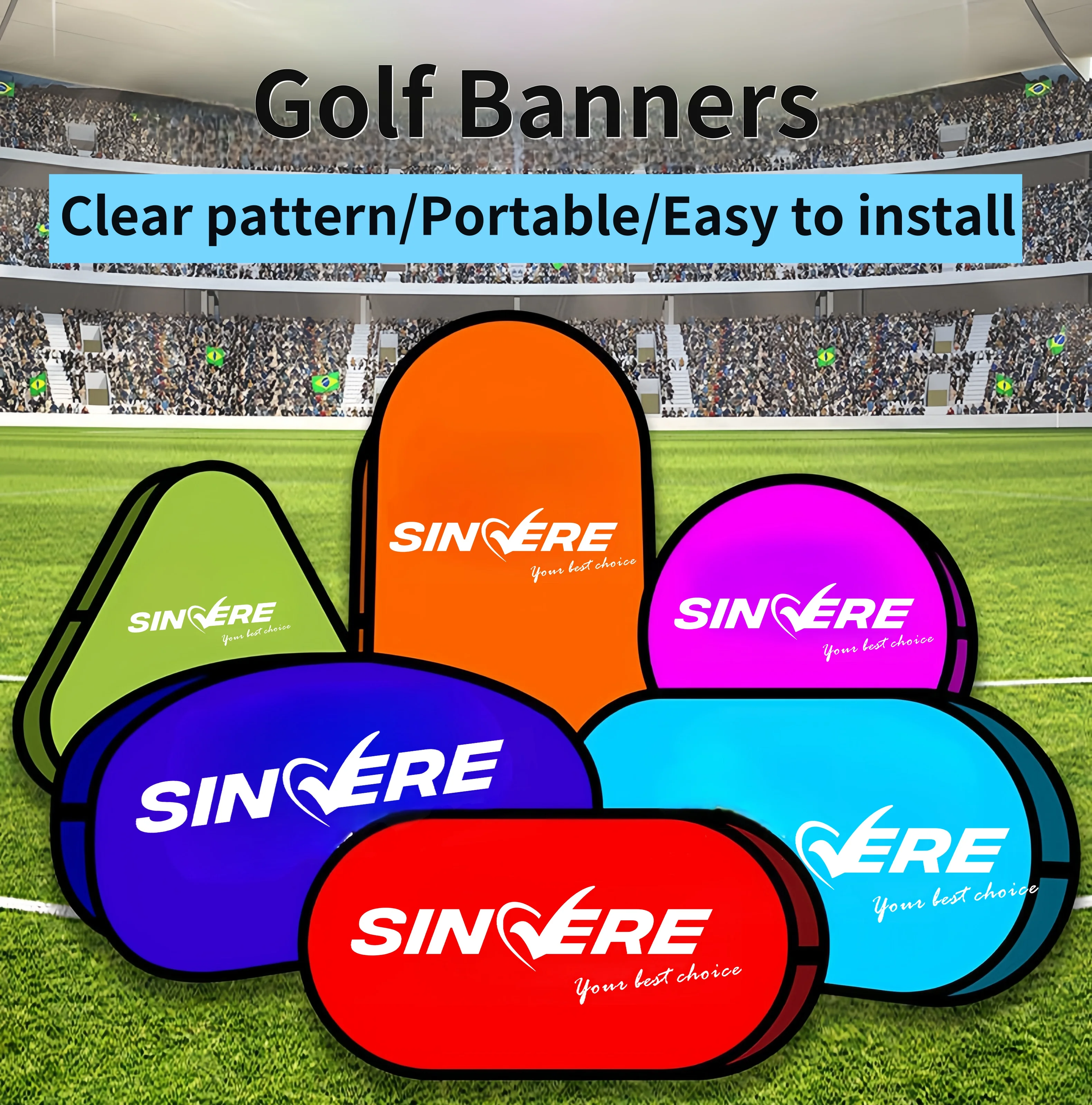 Custom Pop Up Stand Banner Display Banner Stand Tension Golf A-frame ...
