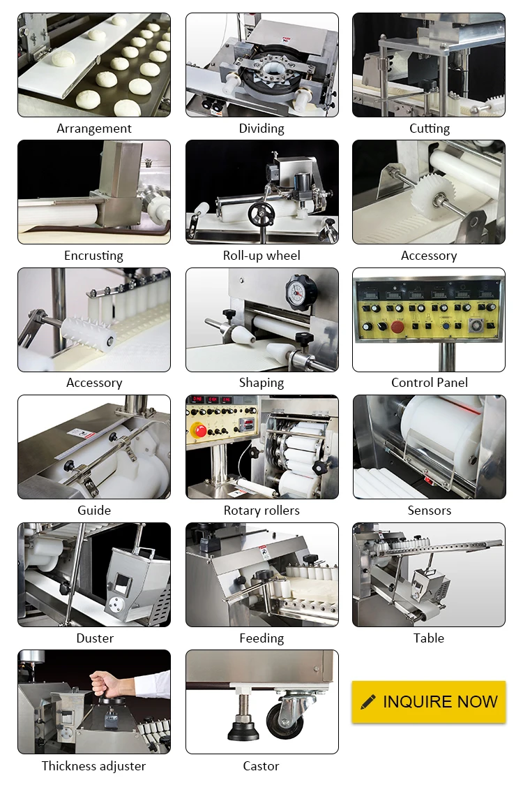 Automated China Specialty Pastry Crisp Cakes Machine