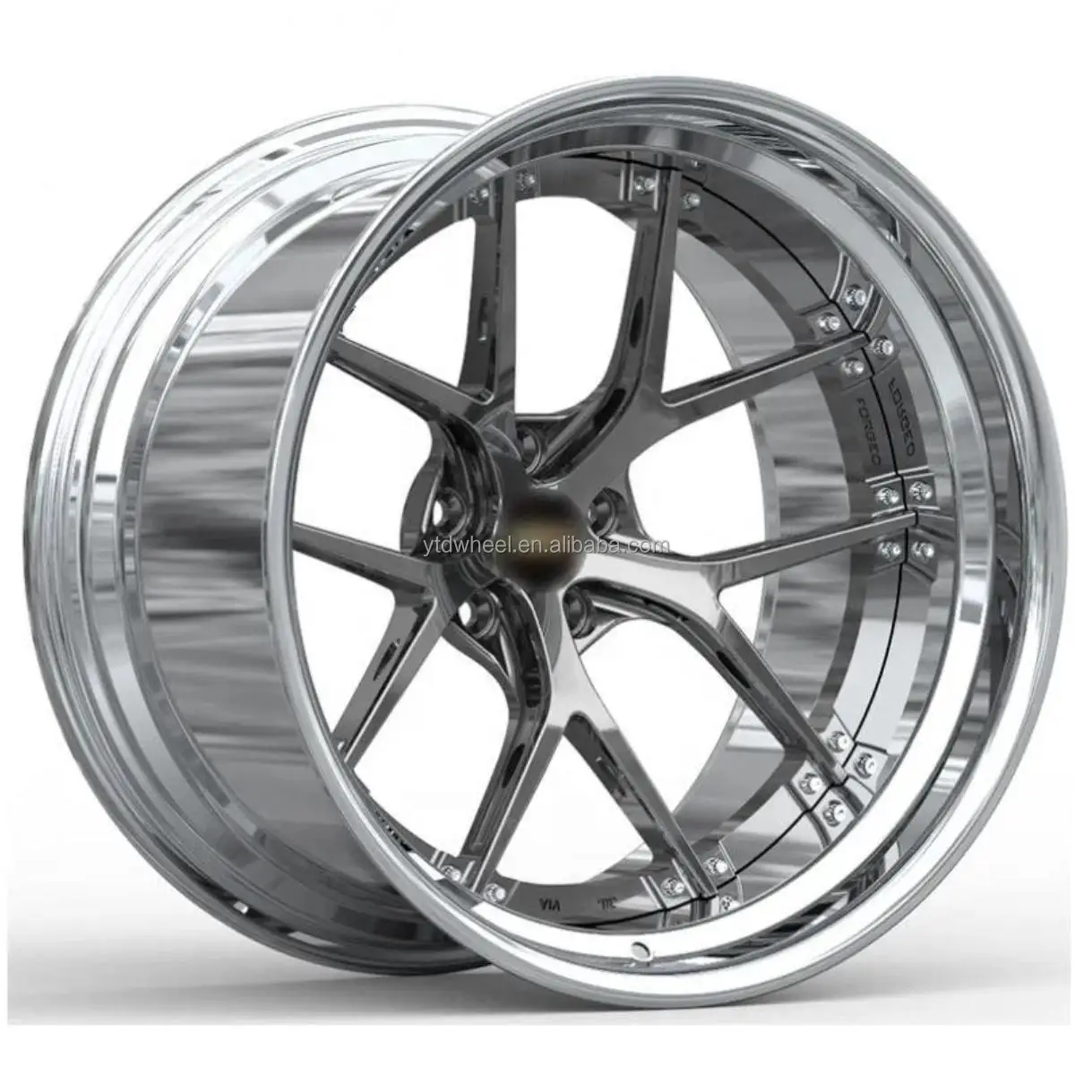 Ytd Hot Sale 2/3 Piece Forged Wheels Concave 5x114.3/100/130/112/120 18 ...