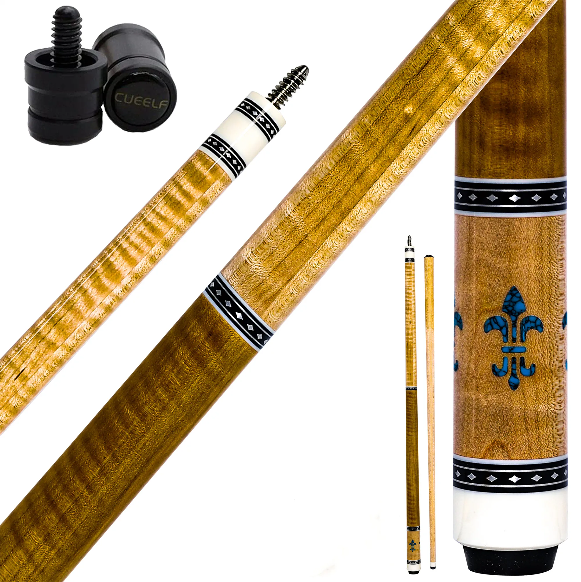 Billiard Cue 3 Cushion Carom Billiard Pool Cue Stick Wooden Joint Cue ...