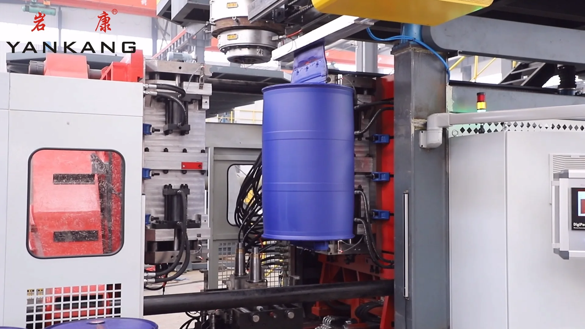 Yankang Hdpe 200 Liter Plastic Drum Barrel Blowing Moulding Making Blow Molding Machine - Buy ...