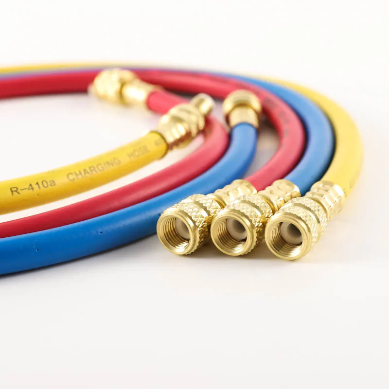 R134a R22 Flexible Refrigerant Rubber Charge Hose Kit Recharge for Air ...