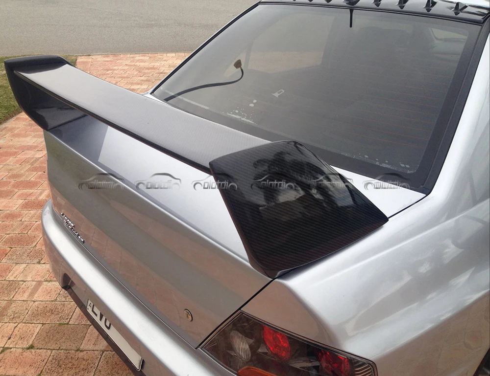 Oem Style Rear Spoiler Carbon Fiber For Evolution Evo Lancer 8 2003 ...