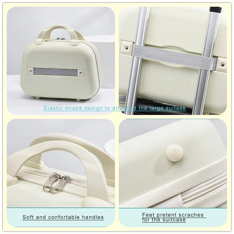 14 Inch Hard Shell Makeup Case - Travel Cosmetic Organizer