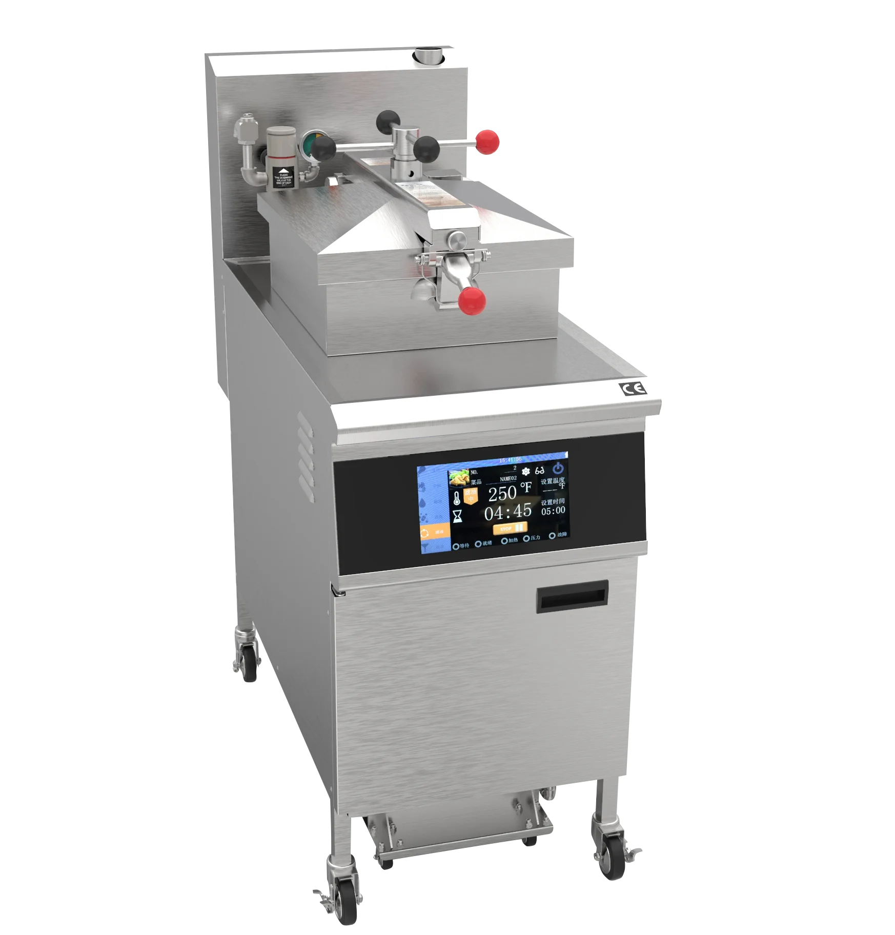 PFE-800 Broaster Pressure Fryer - Energy Saving Electric Chicken Cooker ...