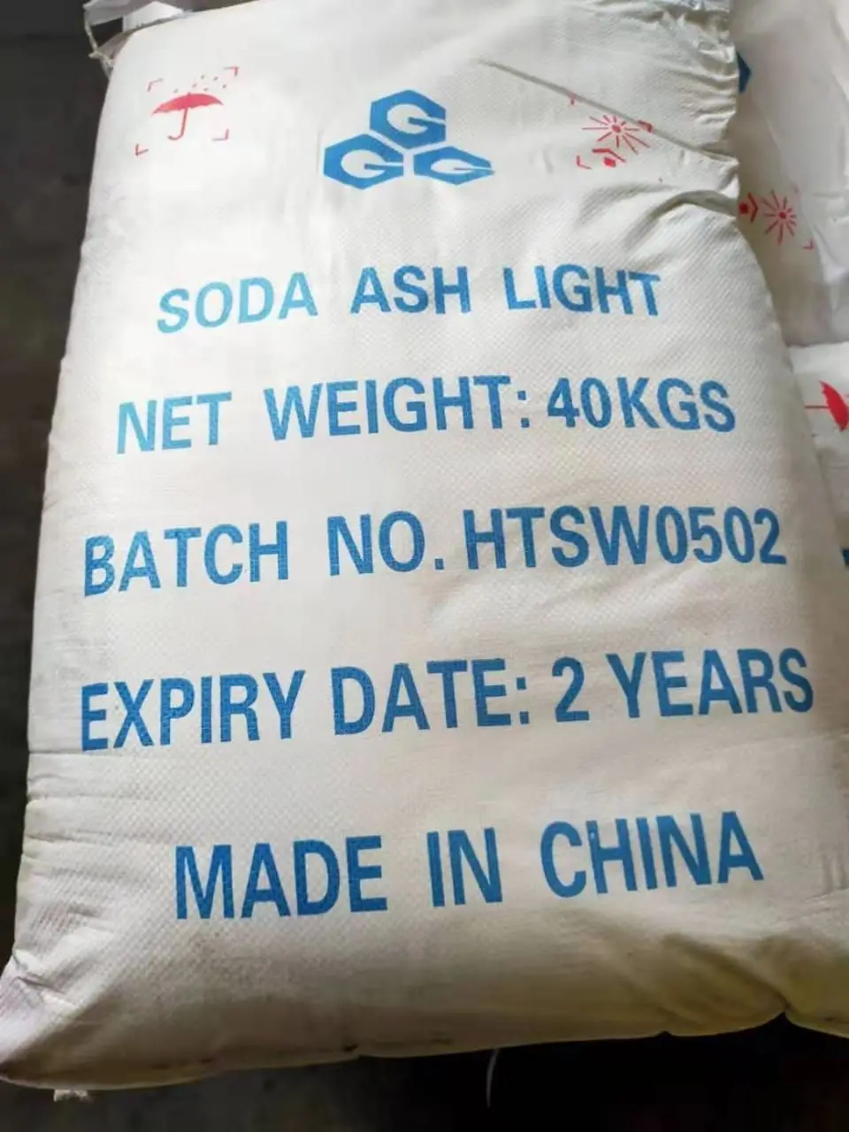 Factory Prices Sodium Carbonate 99.2%min 40kg Soda Ash Powder Soda ...