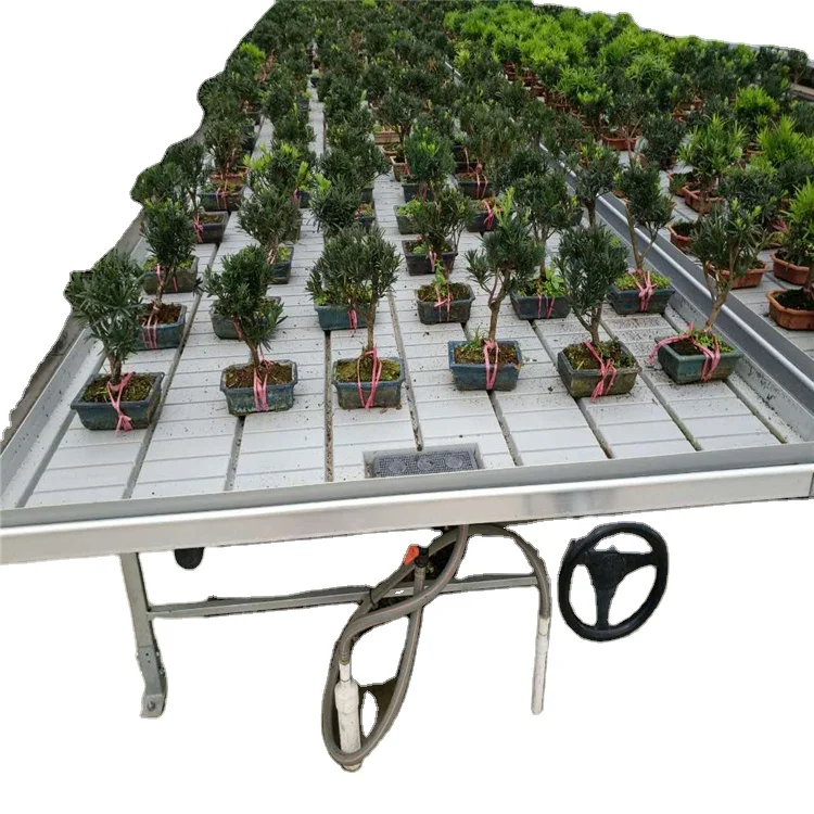 Rolling Flood Table Stand flood and drain hydro Grow Tray Tables ...