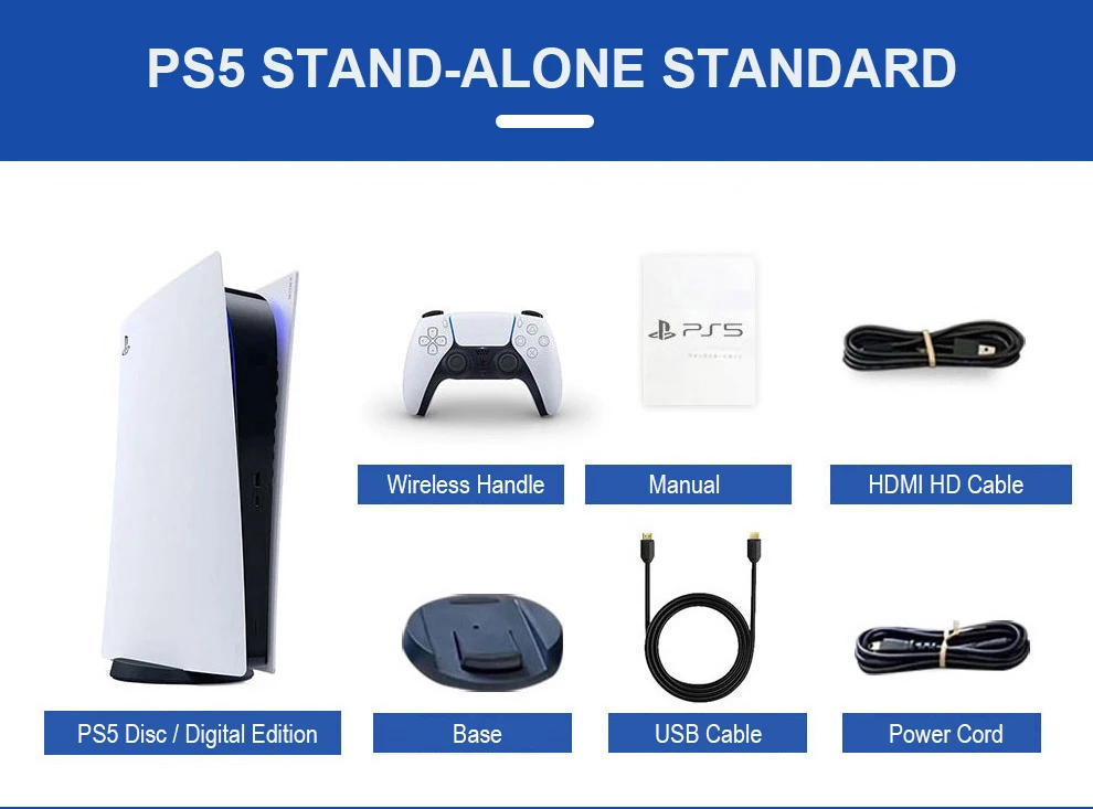 Ps5 Original Para Sony Playstation Slim Ps 5 825g Ssd,Consola De ...