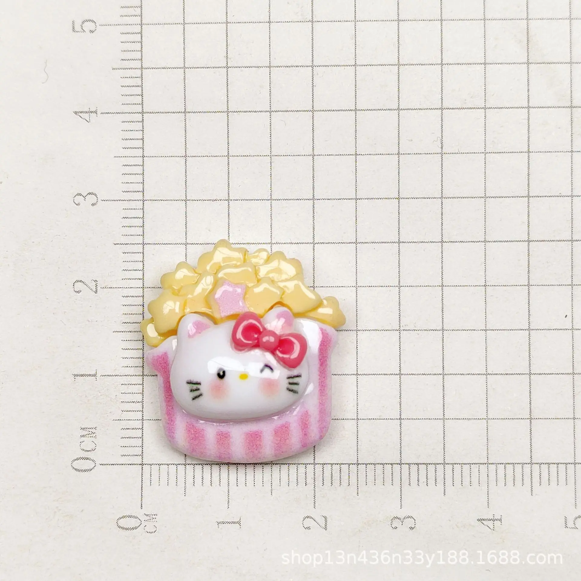 Colorful Cartoon Croissant Bakery Kt Cat Popcorn Charms Diy Phone Case ...