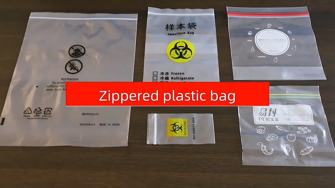 Custom Reusable Transparent Pe Ziplock Bag For Sashimi Dipping Sauce ...