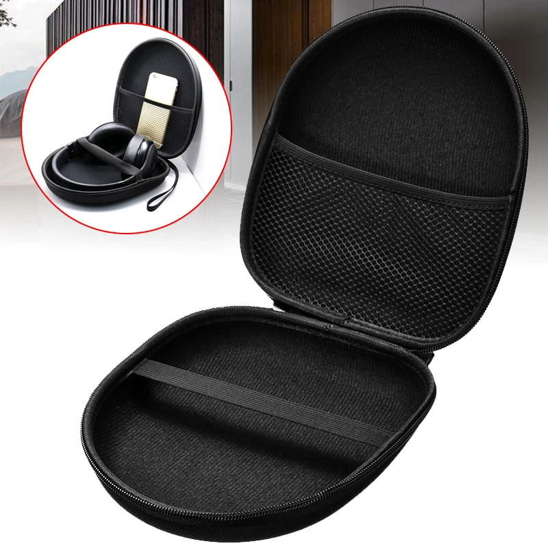 H0070 Hard Headset Headphone Bag Large Eva Headphone Storage Bag Travel ...
